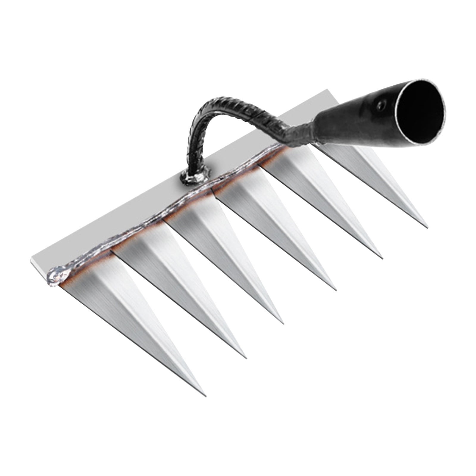 Click here for Dcgzvy Iron Rake 6 Tooth Weeding Rake Metal Rake R... prices