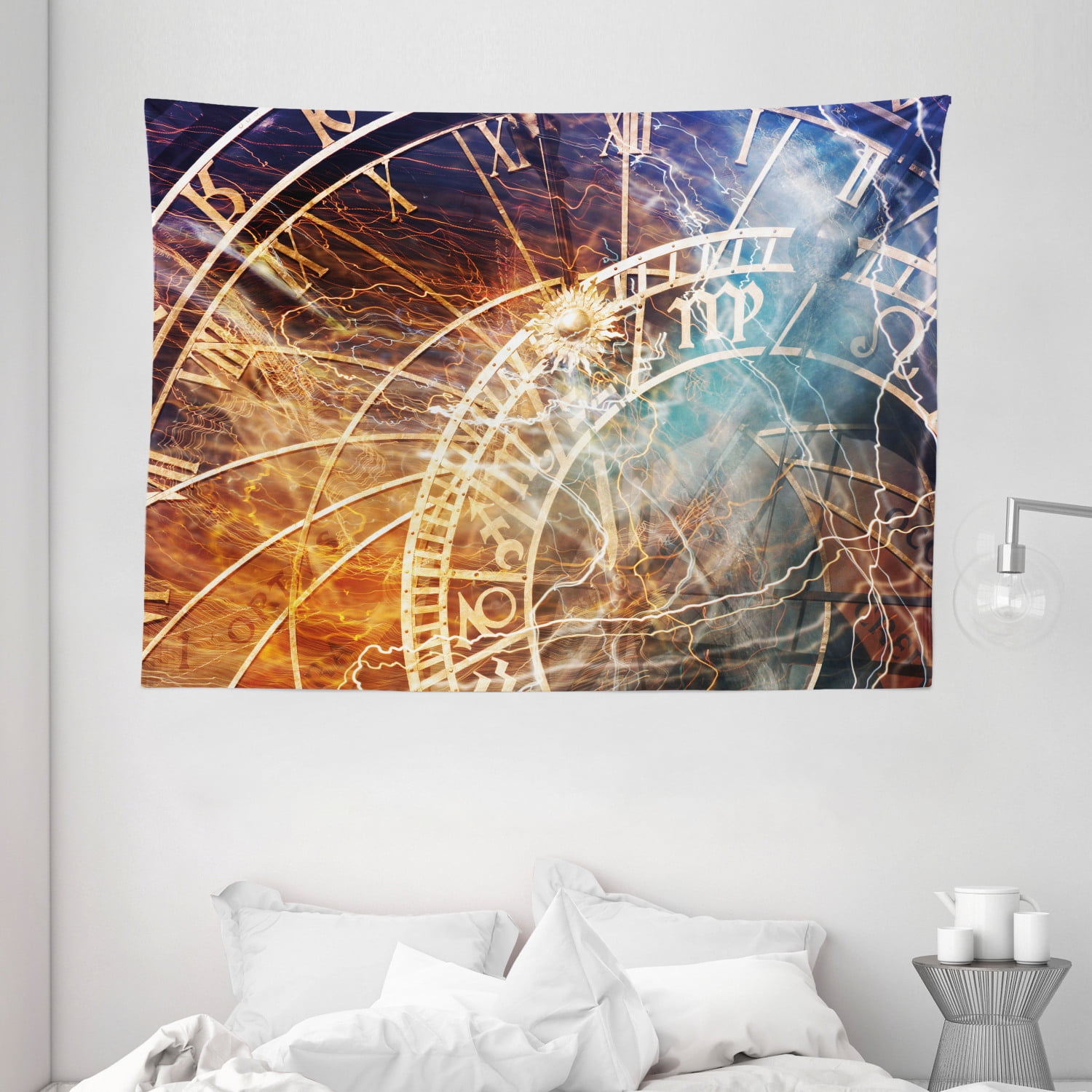 Astrology Tapestry, Travel Decor Ancient Old Town Prague Horoscope ...