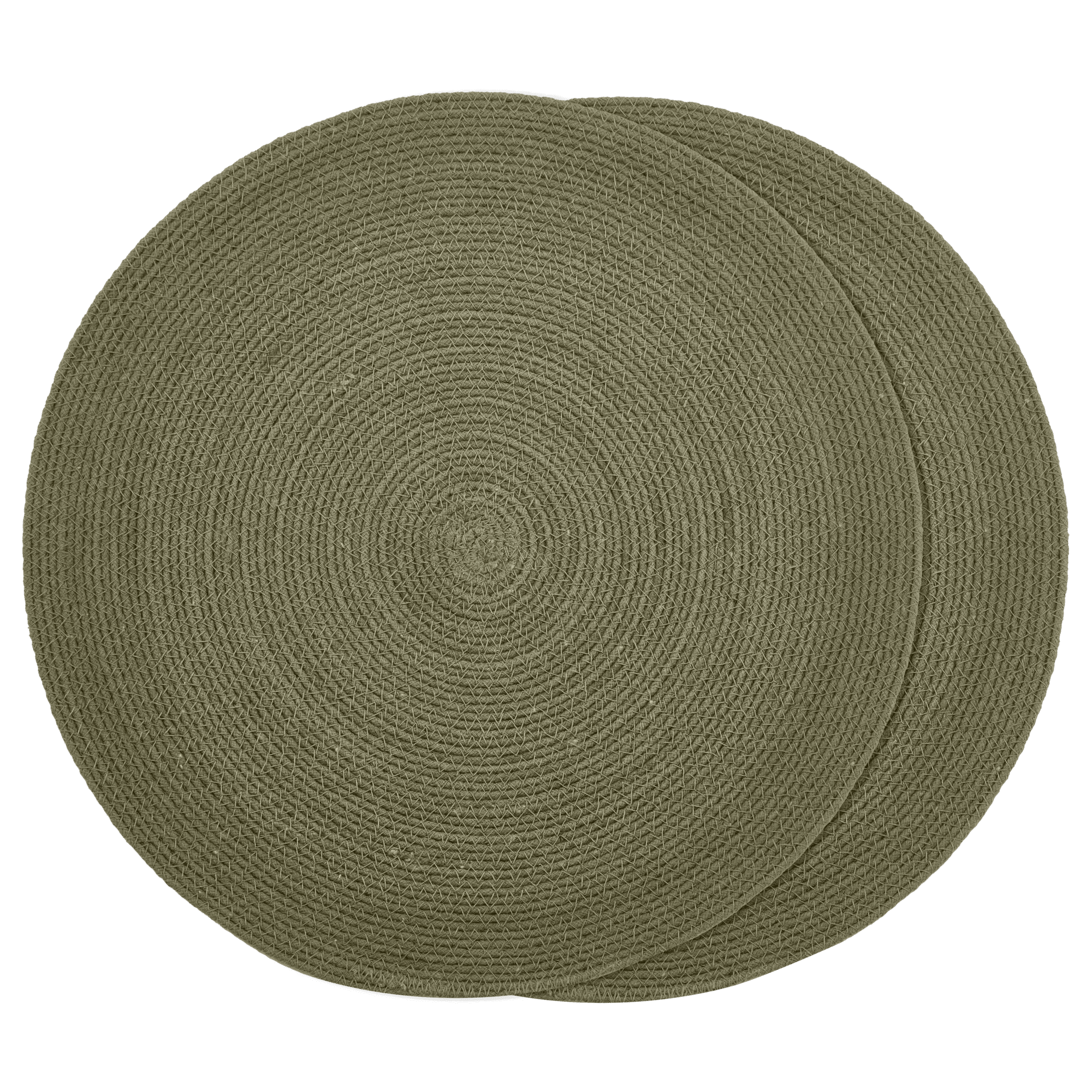 Click here for Bouclair Green Set Of 2 Round Placemats 15 In (38.... prices