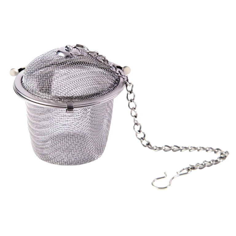 Tea Strainer 6 Pack Snap Ball With Long Handle For Loose Tea Leaves And ...