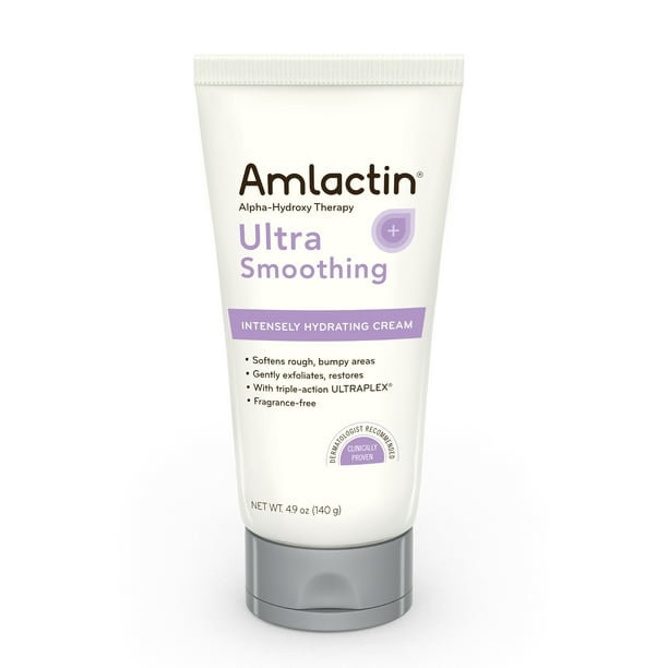 AmLactin Ultra Smoothing Intensely Hydrating Cream, 4.9 Ounce Tube ...