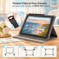 Universal 10.9-12 Inch Purple 01 Synthetic Leather Tablet Case ...