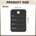 1000Pcs Price Tags, 2x1.4in Clothing Price Labels Blank Merchandise ...
