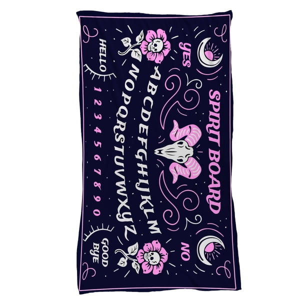 Cobija Manta Frazada Diseño de Ouija Morada Ultra Suave y Ligera ...