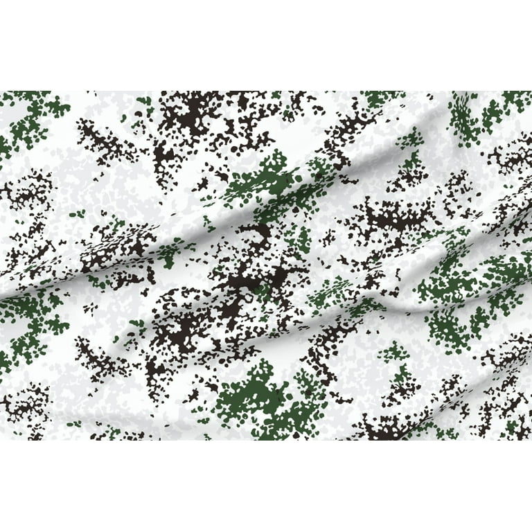 Snow Camouflage Fabric