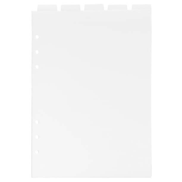 Pestaña de cuaderno página divisor divisor pvc divisores divisores de ...