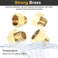 MKEUDQ-Brass Pipe Fitting, 3Pcs 1/8" NPT Male to 1/8" NPT Female Pipe ...