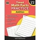 Teacher Created Resources® Timed Math Facts Practice: Addition Workbook ...