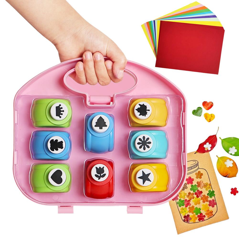 TQEHS Máquina de estampación manual para niños, juego de perforadoras para manualidades, regalo ...