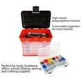 Storage Tool Box - Portable Multipurpose Organizer With Main Top ...