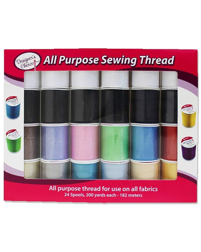 Allary 4857-GB Designers Choice All Purpose Polyester Sewing Thread ...