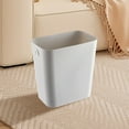 Outoloxit Modern Rectangular Open Top Garbage Can for Kitchen Bathroom ...