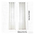 Amketima Striped Blinds for White Sheer Curtains 2 Pack 39x79 Inch ...