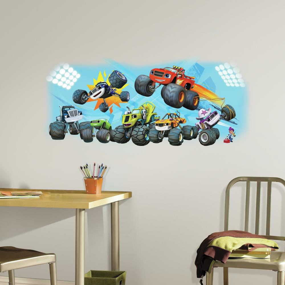 Blaze & Friends Giant Wall Graphic - Walmart.com