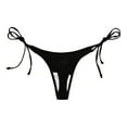 Gaqlive Side Bottom Swimwear Brazilian Bikini Women Swimsuit Tie Split Swimming Suit Swimwears