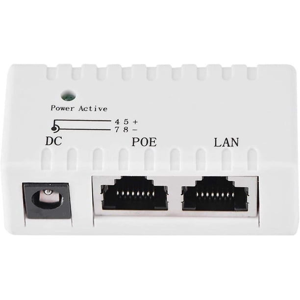 Power Over Ethernet Injector Adapter For Poe Splitter For Lan Network ...