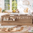 LHYY Queen with built-in bookshelves and small staircase,high-quality ...