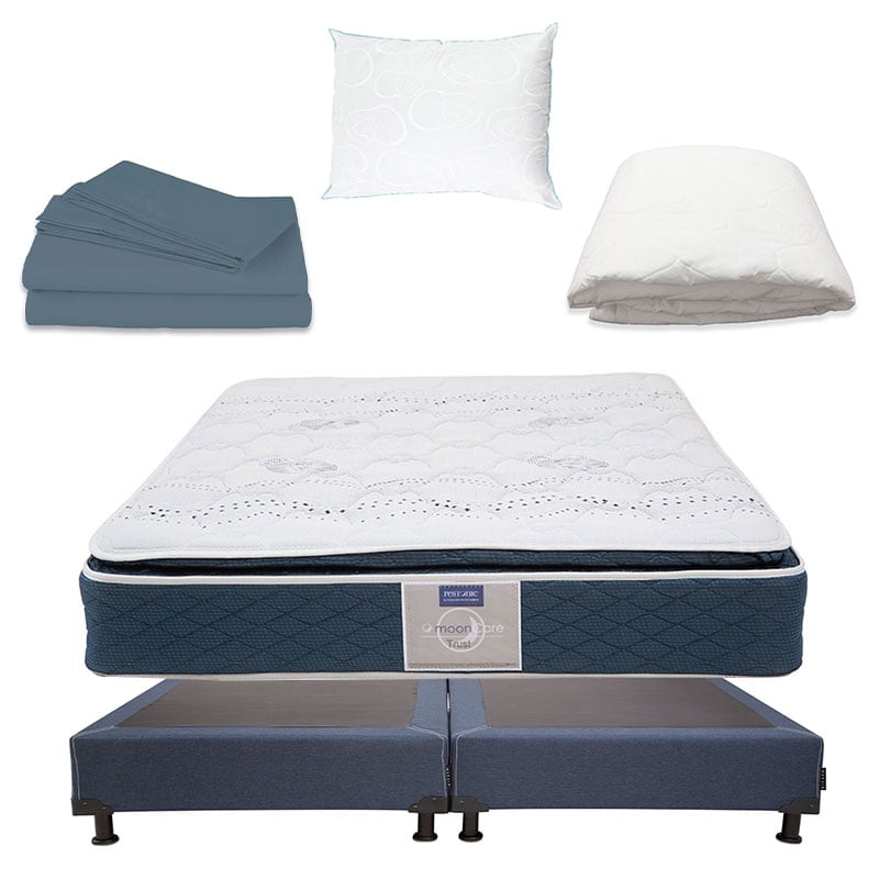 Colchón King Size Spring Air Monaco con box y Sábanas | Walmart en línea