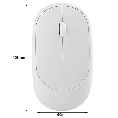 2.4G Wireless Mouse Silent Computer Mouse 1600 DPI Ergonomic Mouse ...
