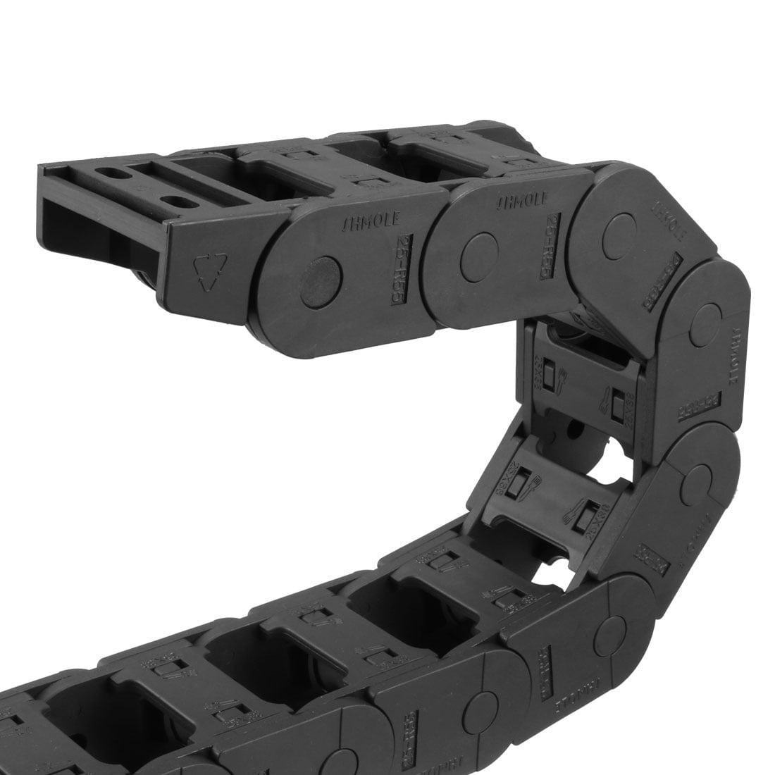 Drag Chain Cable Carrier Open Type with End Connectors R55 25X38mm 1 ...