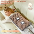 Weighted Vibrating Heating Pad for Full Body, Back Pain & Cramps Relief ...