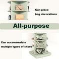 7 Tier Rotating Shoe Rack Revolving 360 Round Shoe Rack - Walmart.com