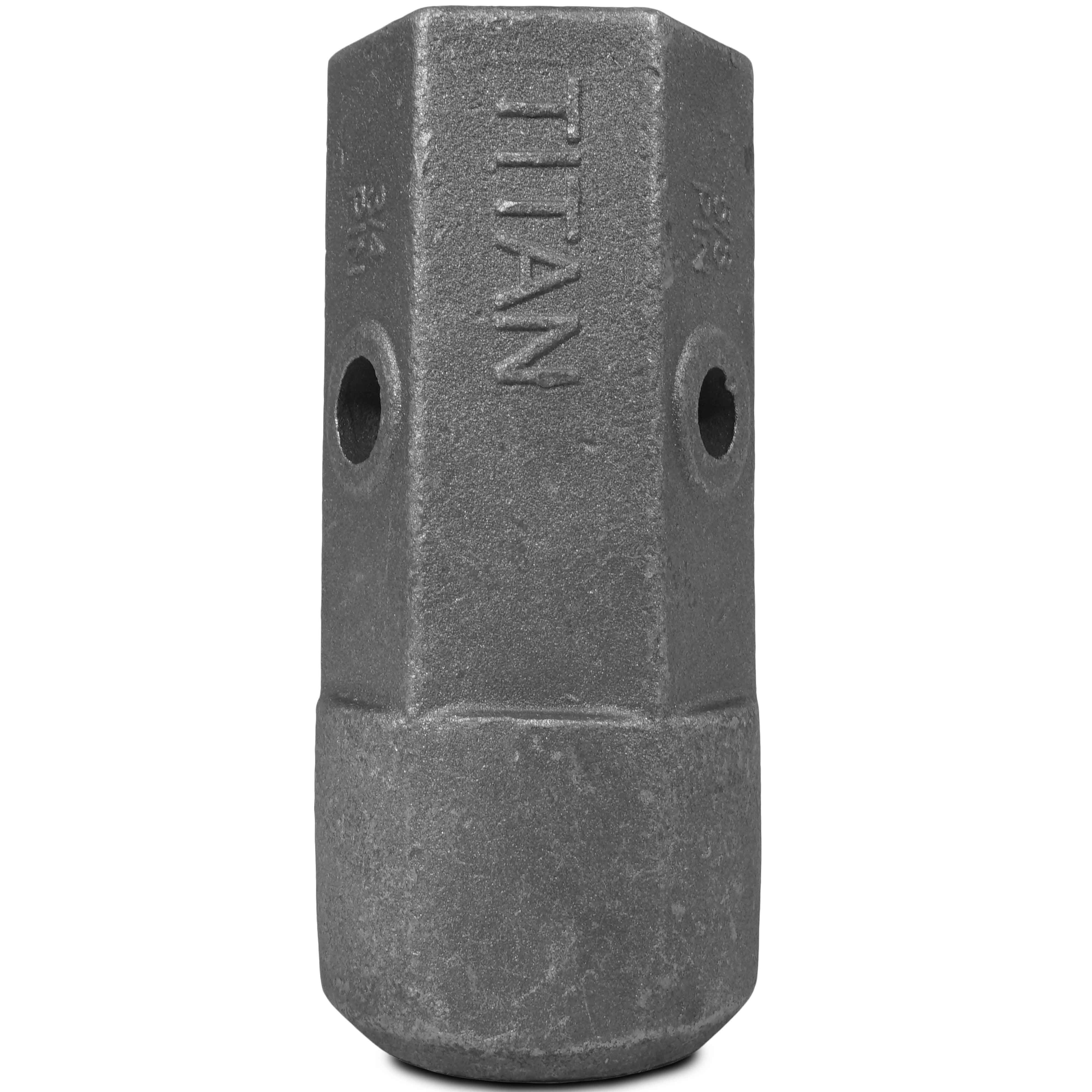 Titan Attachments Auger Bit Repair Hub 2 Female Hex 5 8 And 3 4 Pin titan-attachments-auger-bit-repair-hub-2-female-hex-5-8-and-3-4-pin