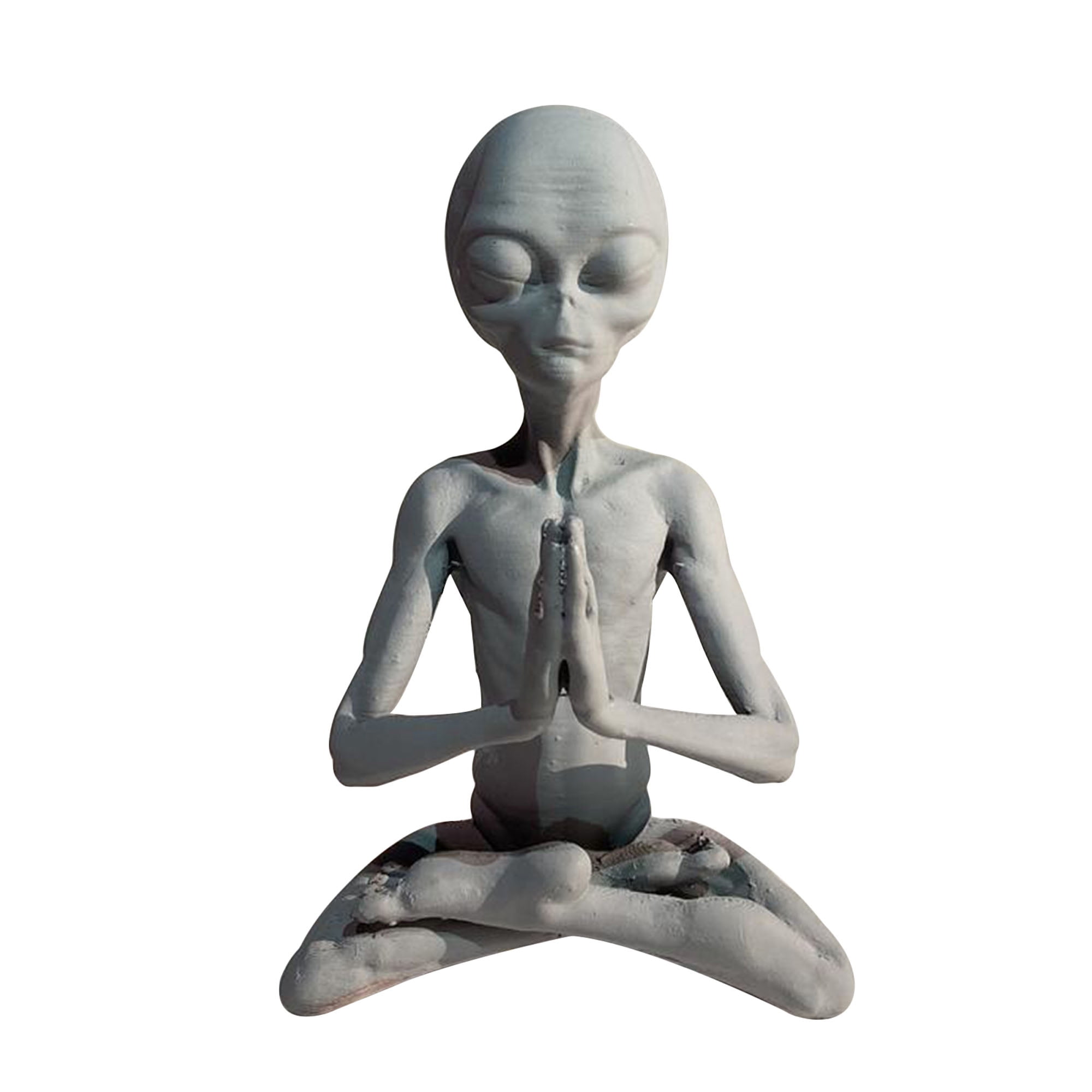 Sunloudy Desktop Decor, Sitting Alien Shape Resin Ornament Decorative ...