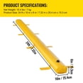 VEVOR Flood Barrier Hydro Barrier 24' Length x 6" Height for Water ...