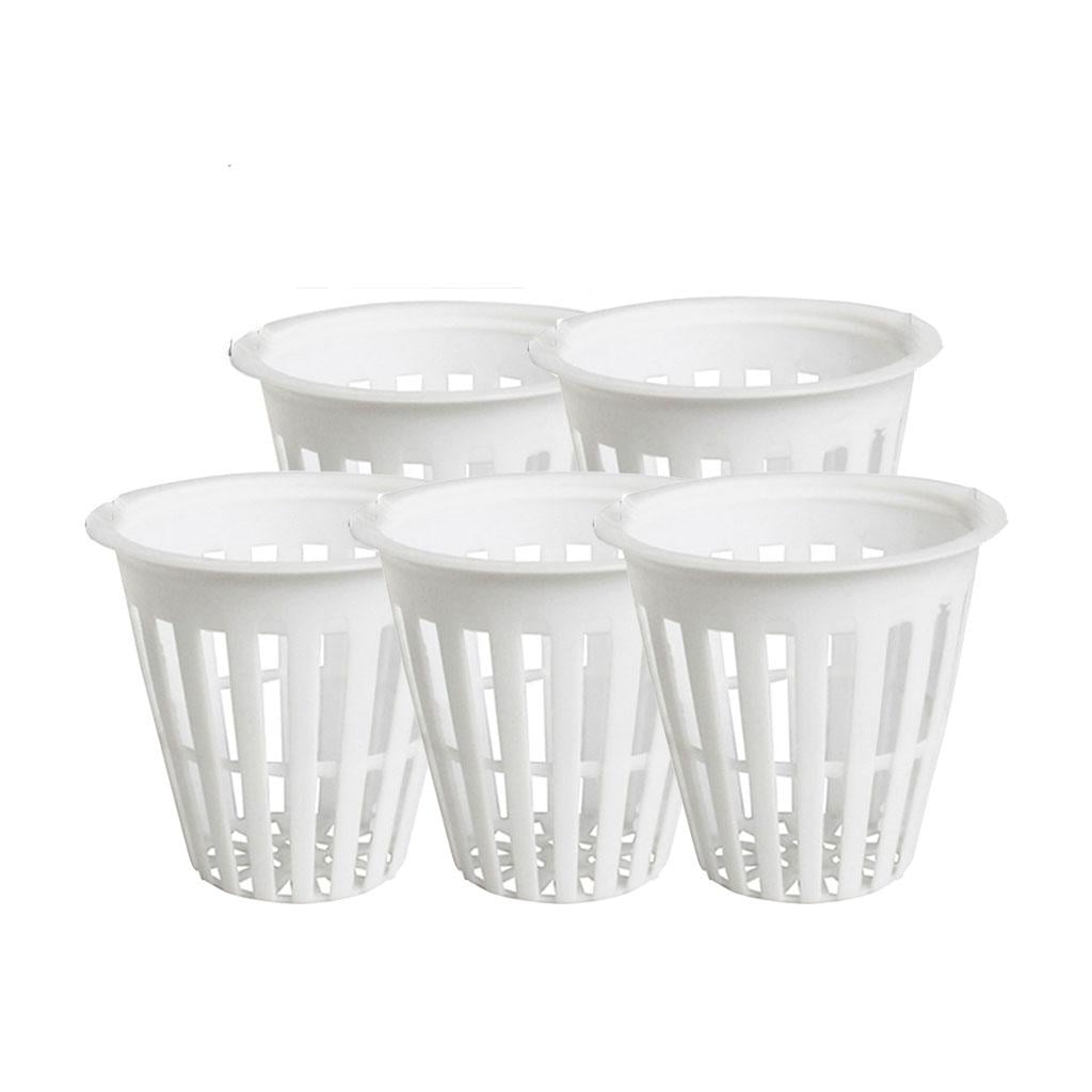 5 Pack of Lightweight Net Pot Cups for Hydroponics and Aquaponics - 2 ...