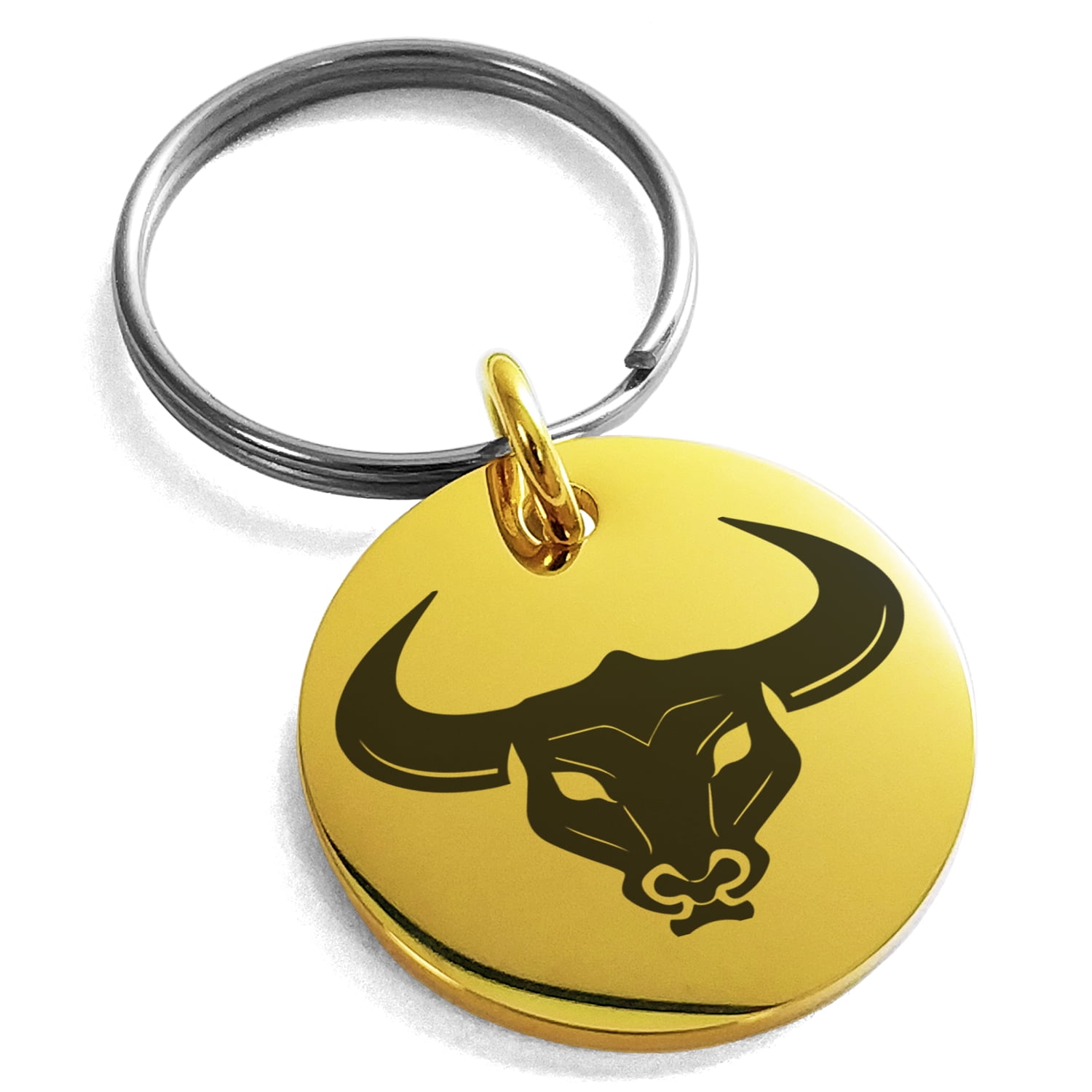 Stainless Steel Greek Mythology Minotaur Engraved Small Medallion ...