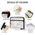 ALAZA Expanding File Folder 13 Pockets Accordion Document Organizer ...