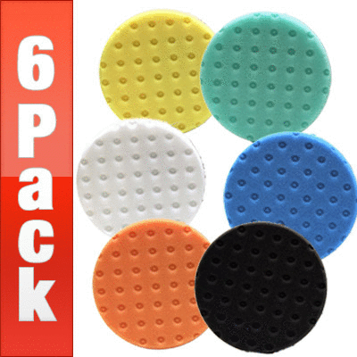 Lake Country 6.5 Inch CCS Pads 6 Pack Kit - Walmart.com