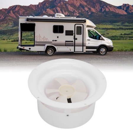 Solar Powered Vent Fan, RV Solar Exhaust Fan Quiet Running with Screws ...
