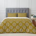 Brown Slate Diamonds Bedding Duvet Cover Set Full Size 4 Pieces ...