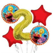 Sesame Street Elmo 42" Balloon (1) - Walmart.com