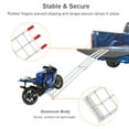 TUFFIOM 7ft luminum Truck Ramp, 750 lbs Folding Loading Ramp for ...