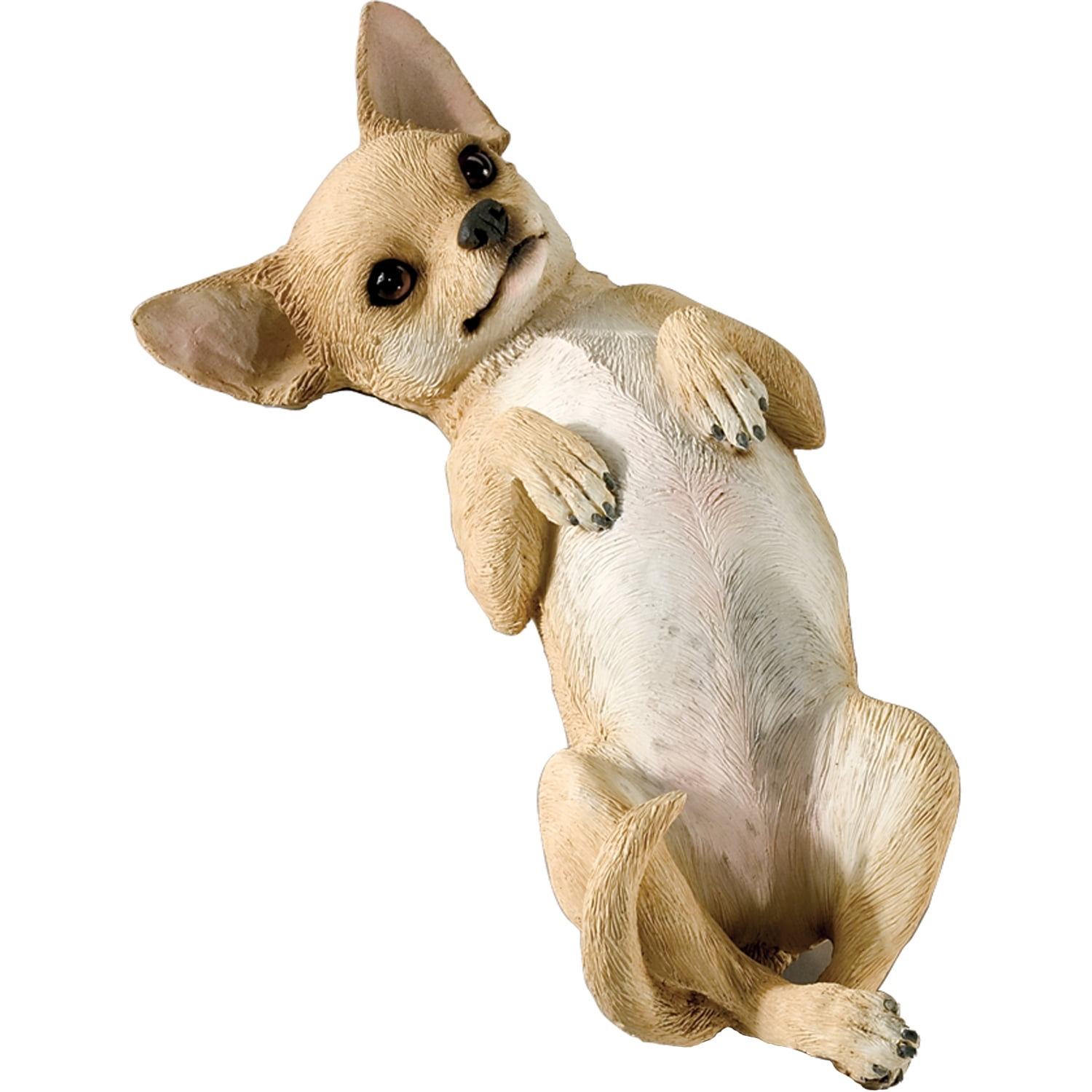 Sandicast "Original Size" On Back Tan Chihuahua Dog Sculpture - Walmart.com