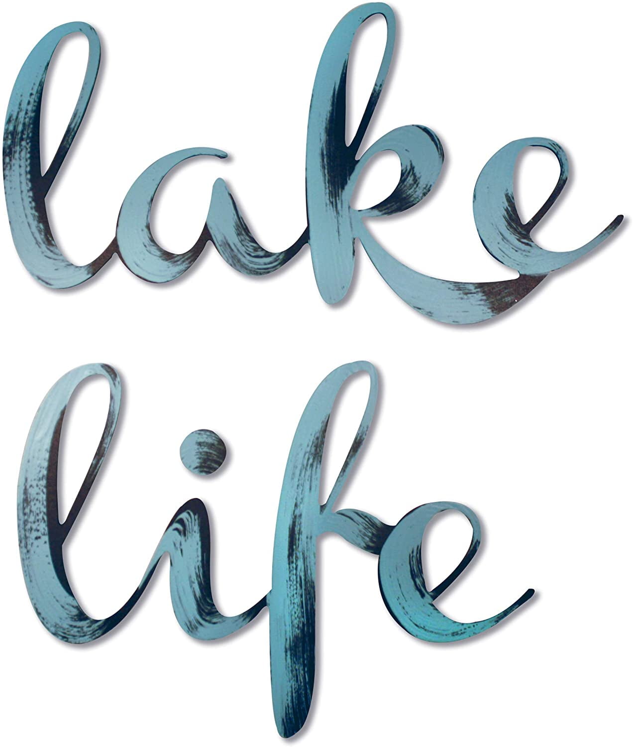 Letter2Word Lake Life Word Decorative Wall Decal Display, Hand Painted ...