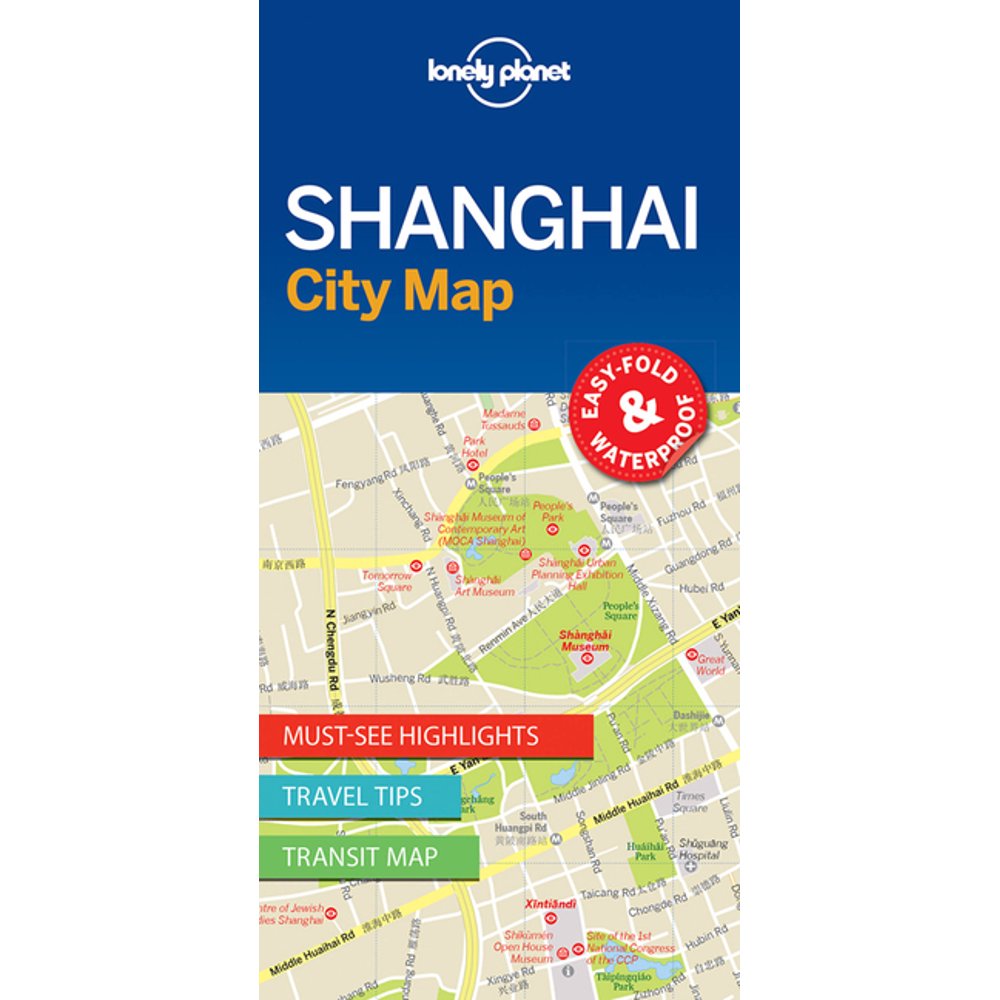 Shanghai city map - folded map: 9781786575050 - Walmart.com - Walmart.com