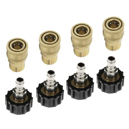 Quick Release Connector Female M22/14 to 1/4 Male Pressure Washer ...