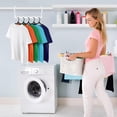 24 Pack Hangers Space Saving Magic Plastic Hanger Organizer Shirt Space ...