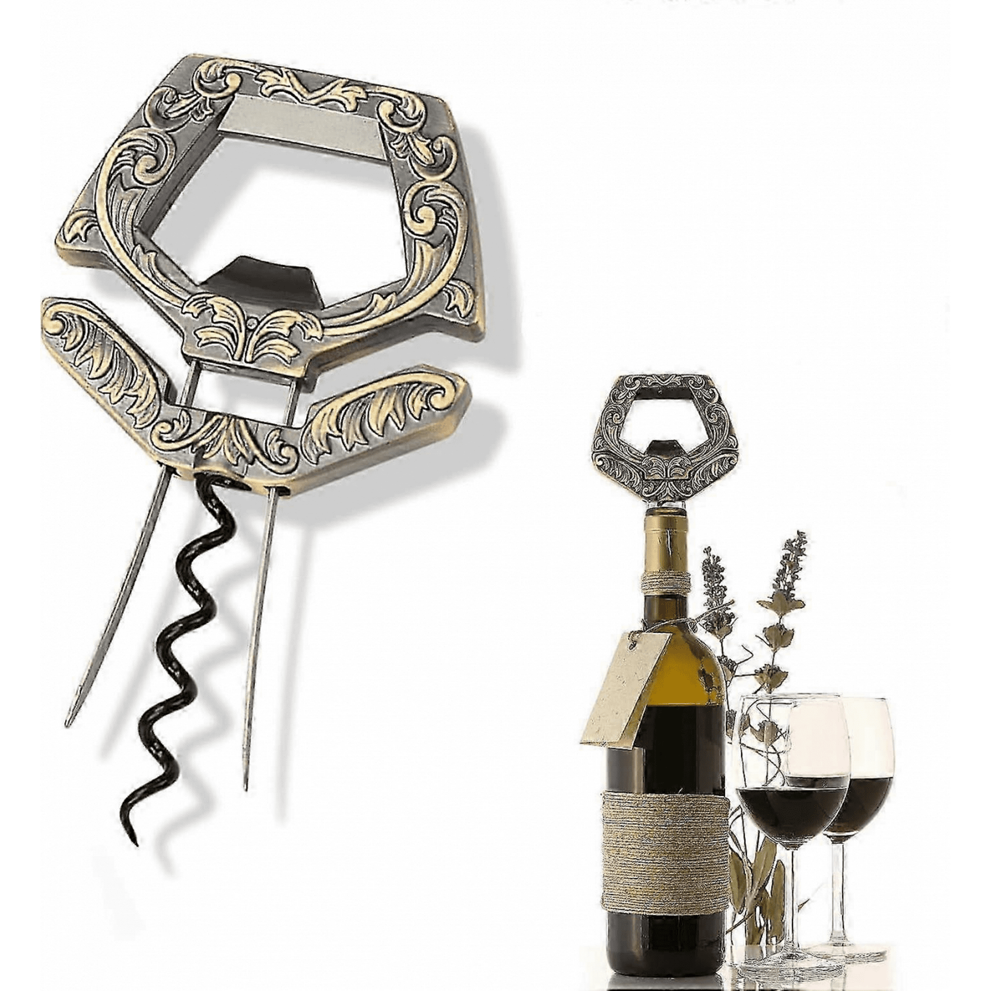 Click here for Polar Of Stone 3 In 1 Ah So Two Prong Wine Opener... prices