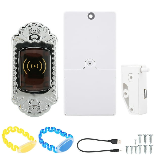 TM Card Safety iButton Cabinet Sauna Locker Room Lock Security(Silver W ...