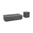 Noble House Alison Outdoor Patio Fire Pit, 56" Rectangular MGO, 50,000 ...