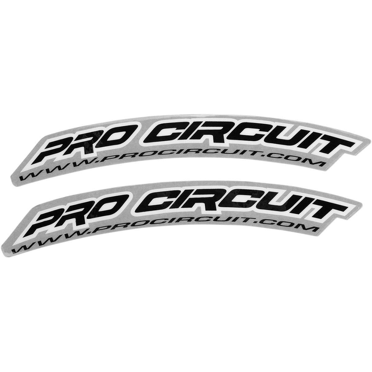 Pro Circuit .COM Black Front Fender Decals (DC0005) - Walmart.com