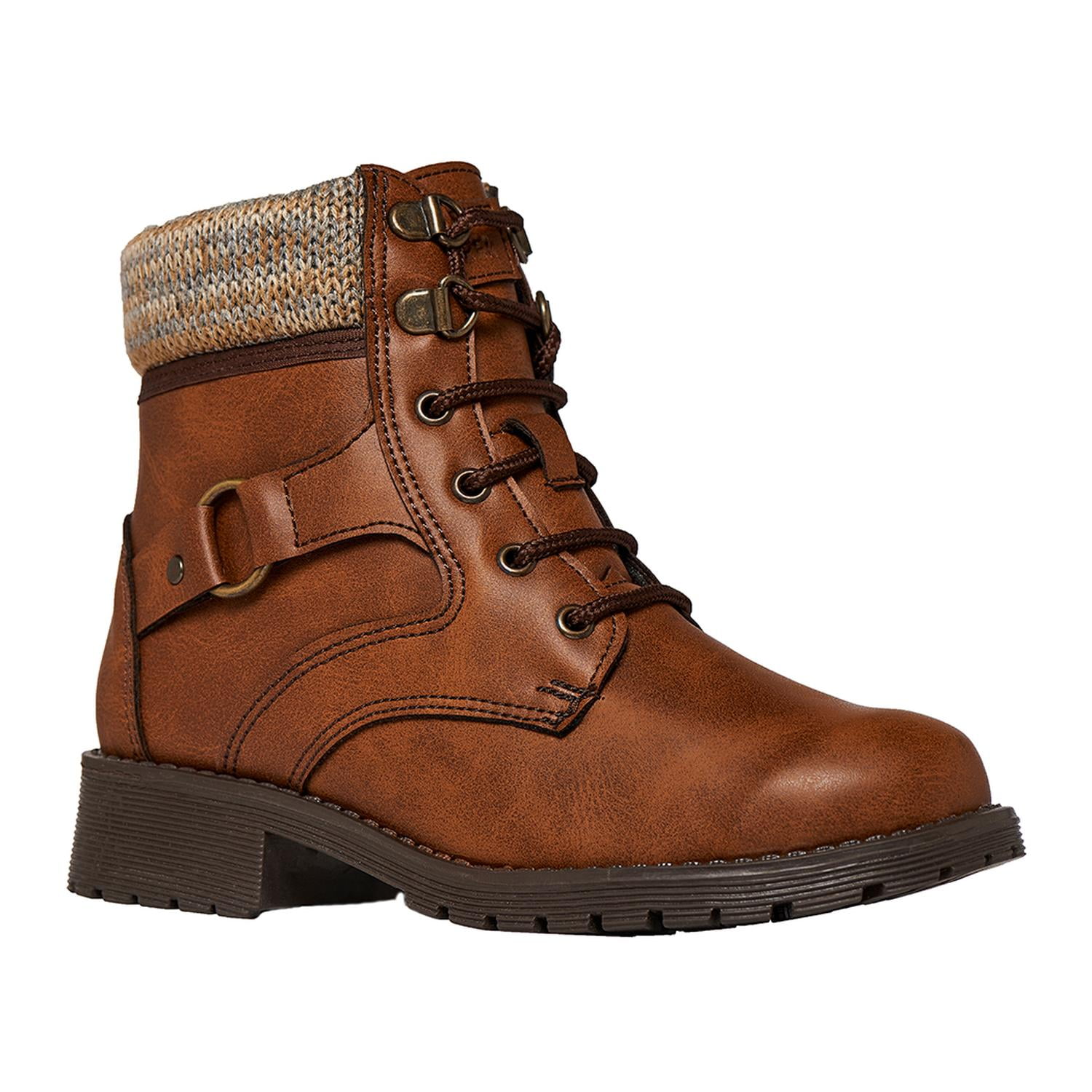 Botas Casuales Juvenil, moda niña, Color COGÃ AC, TIPO PIEL cafe 18 ...