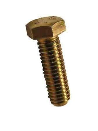 M12-1.75 x 55mm Hex Head Cap Screws, Steel Metric Class 10.9, Zinc Yellow Plating (Quantity: 275 ...