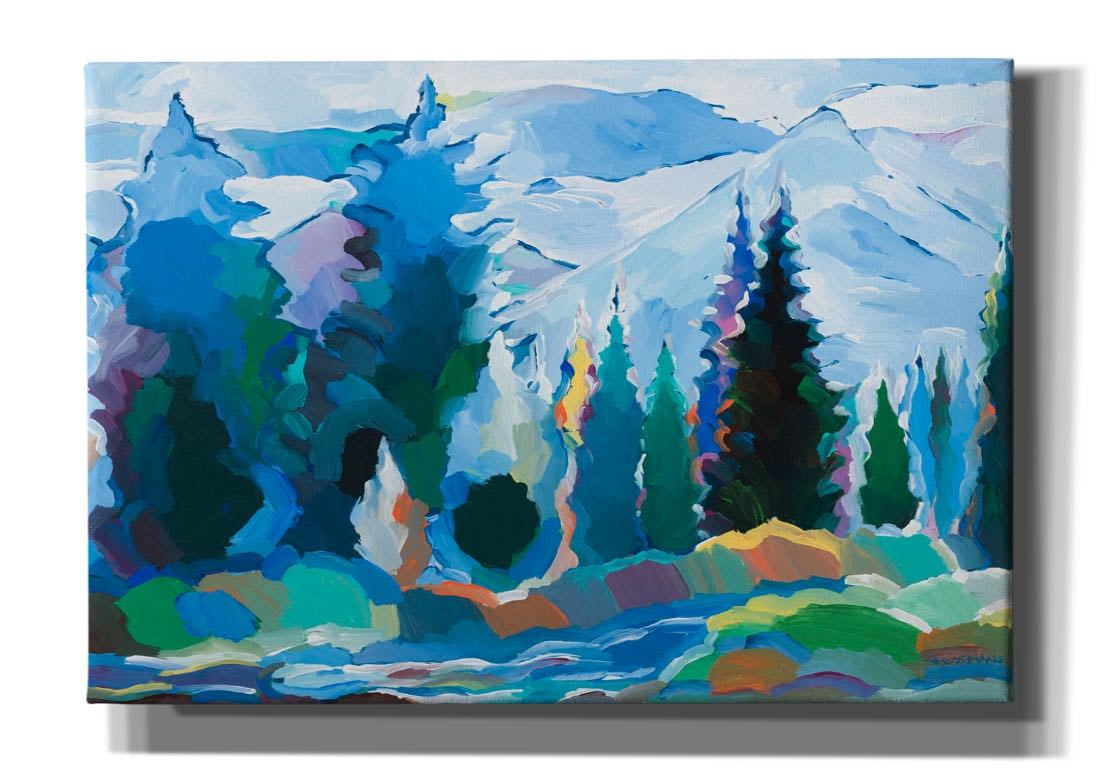 Epic Graffiti 'Blue Daydream' by Hooshang Khorasani, Canvas Wall Art ...