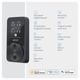 Lockly Secure Pro Zeno Series Matte Black Deadbolt WiFi Smart Lock ...